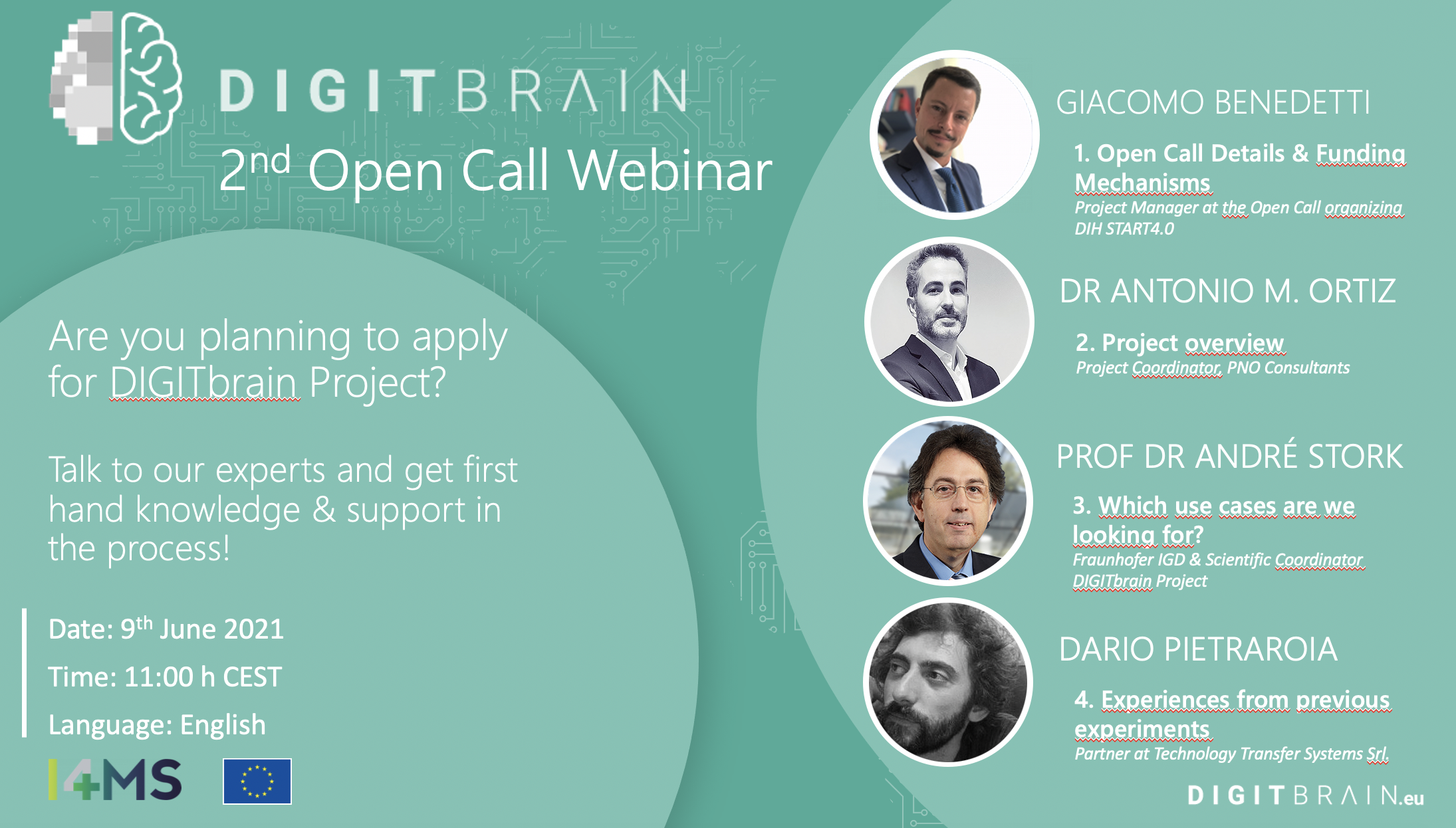 Digital Twins For Manufacturing – DIGITbrain’s 2nd Open Call Webinar - DIGITbrain