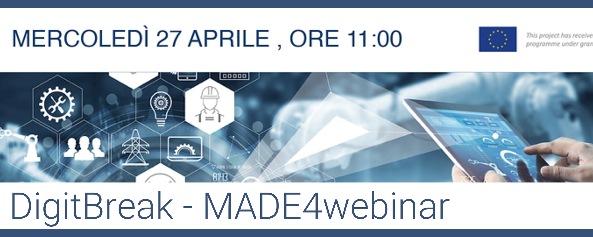 DIGITBREAK experiment presented in MADE Webinar - DIGITbrain